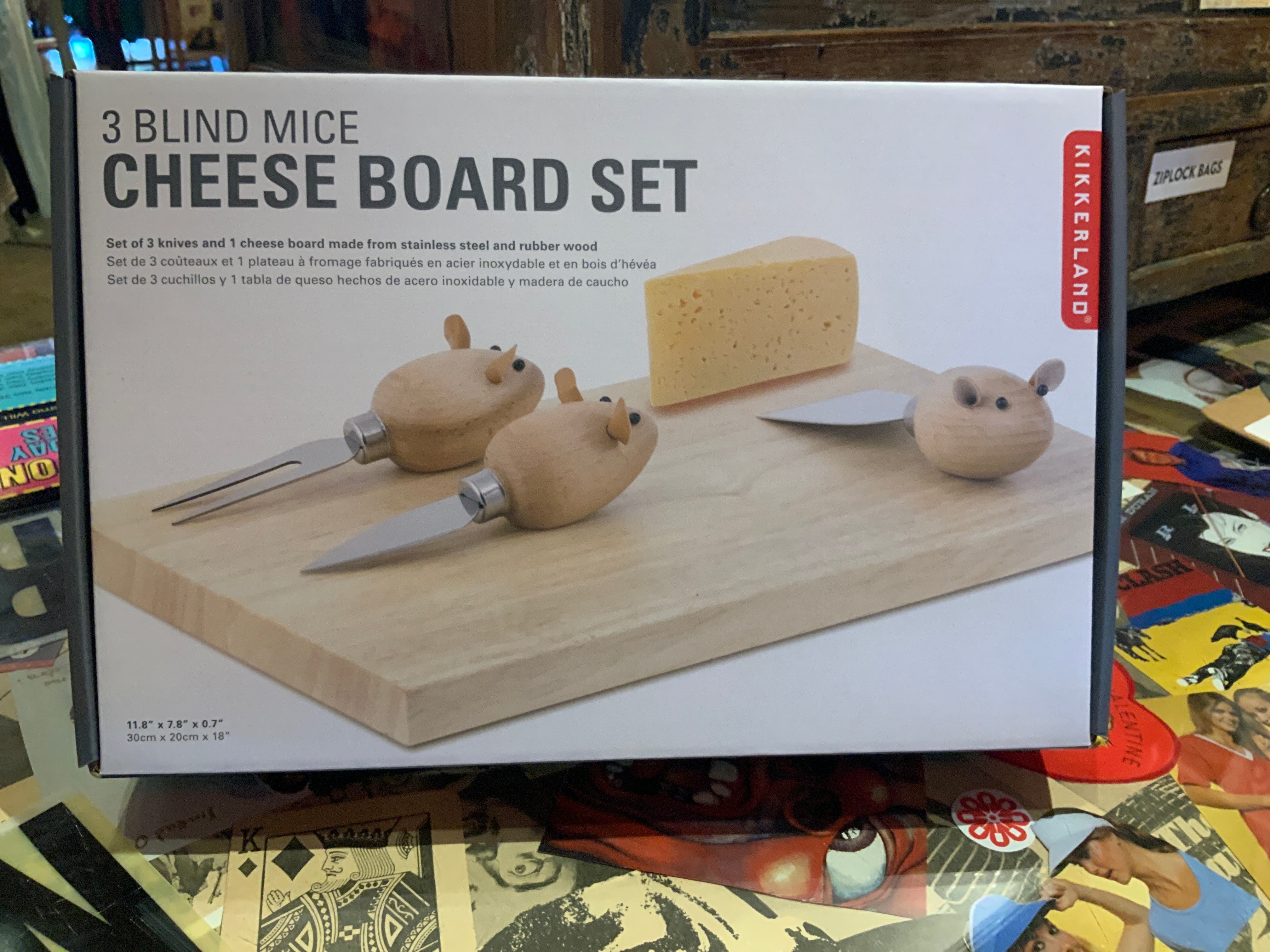 3 Blind Mice Cheese Board Set – Norman Roscoe
