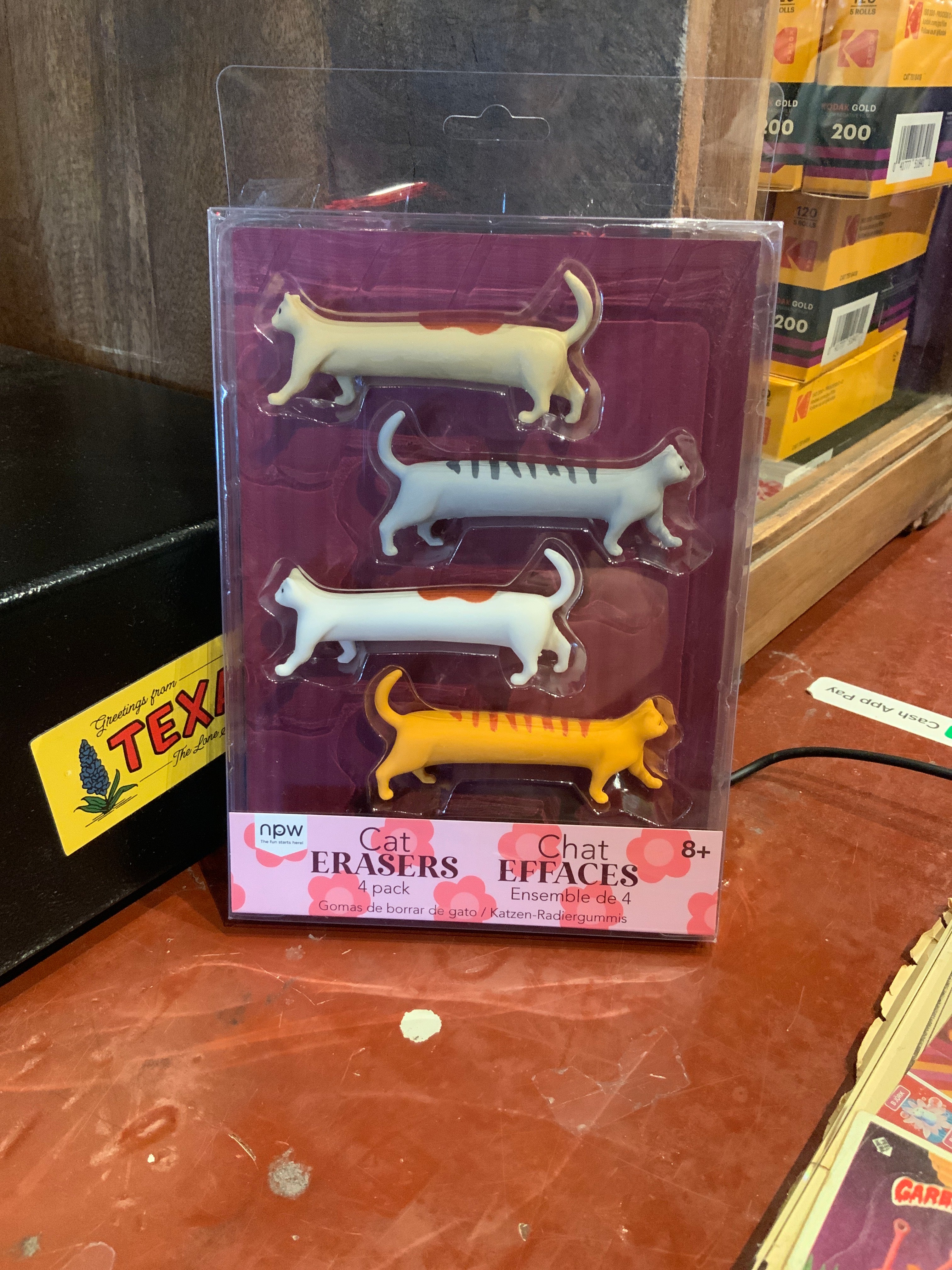 Long Cat Erasers (4 pack) – Norman Roscoe