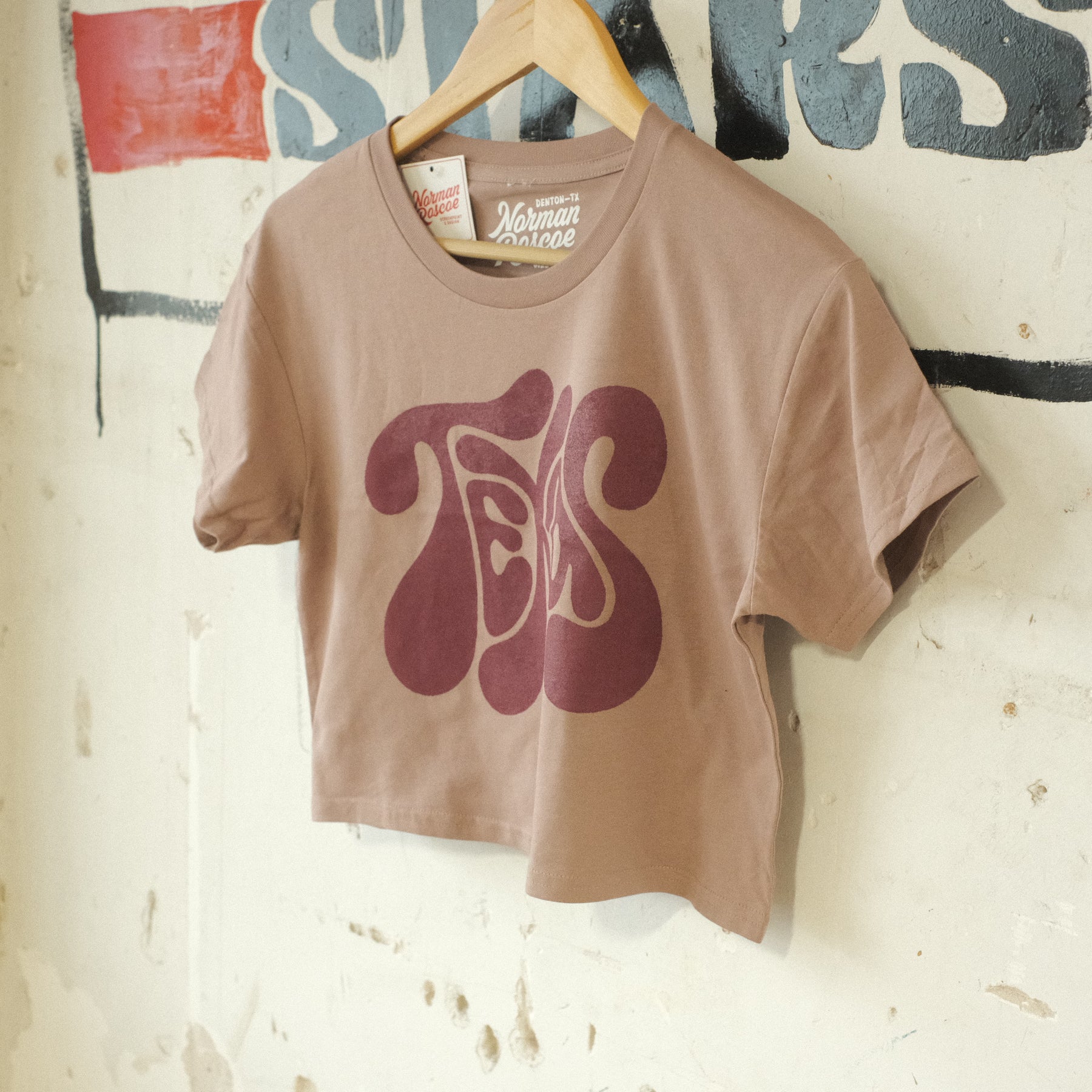 Texas Crop Top T-Shirt – Norman Roscoe