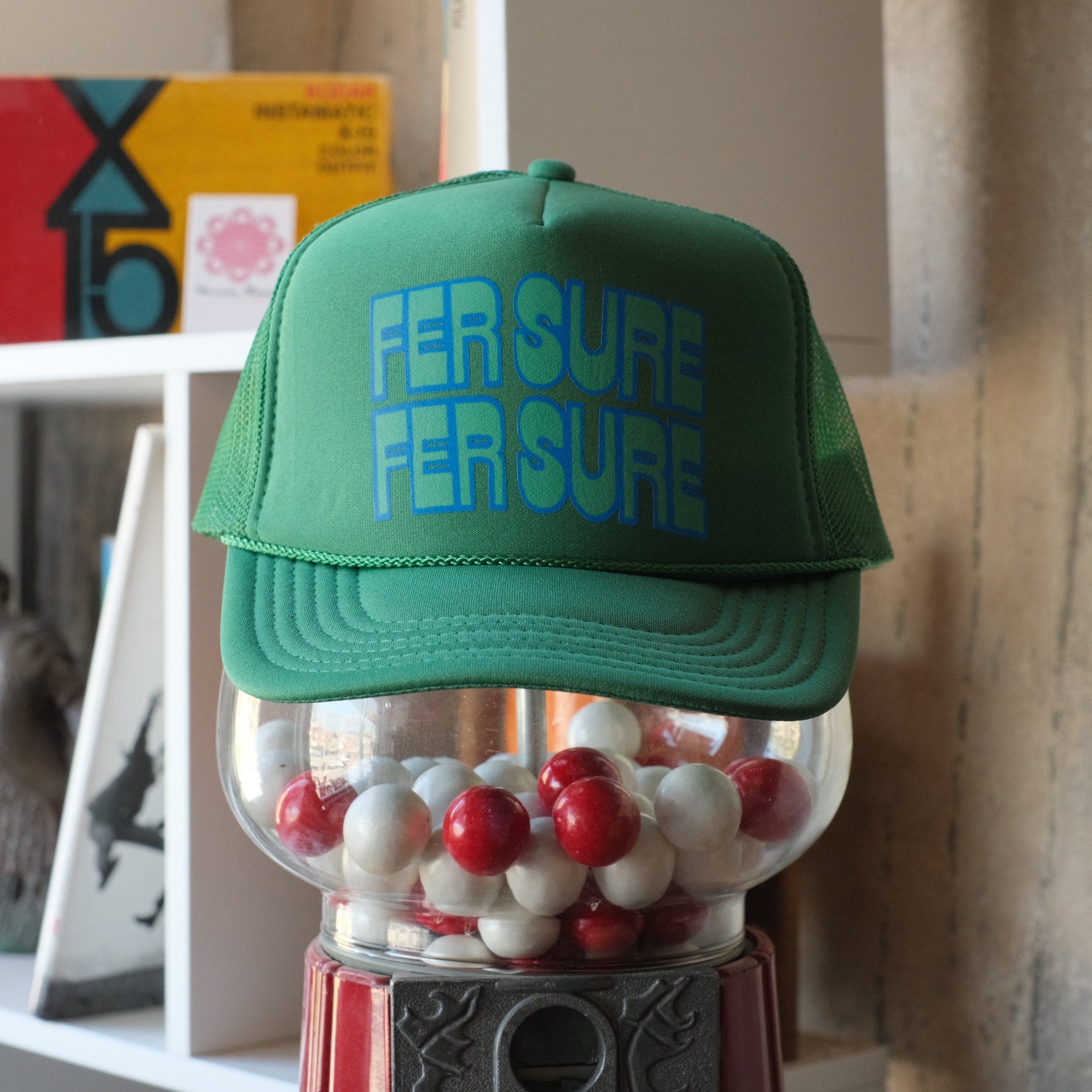 Fer Sure Fer Sure Foam Trucker Snapback Hat (Green) – Norman Roscoe