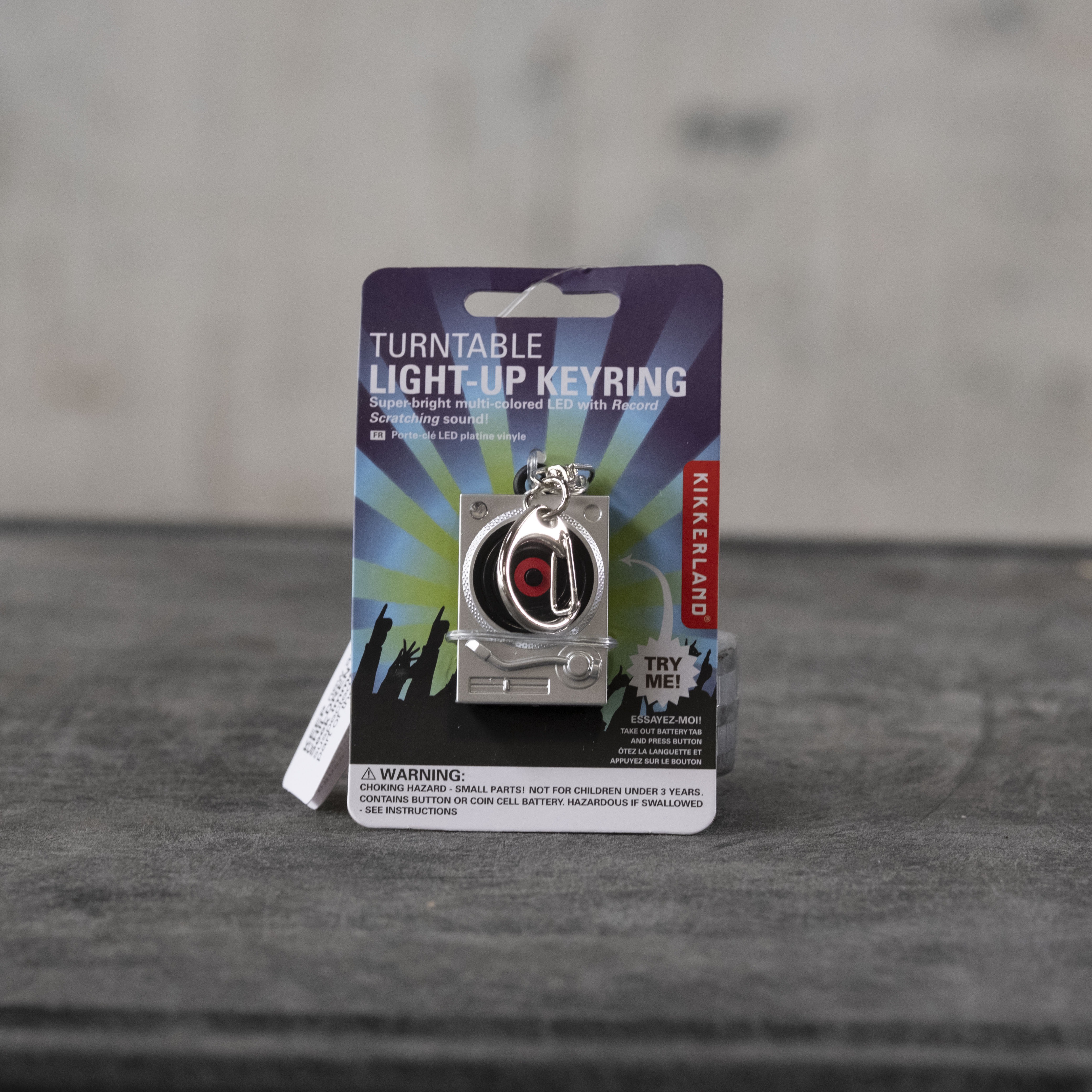 Turntable Key Chain ( Light-Up and Record Scratch Sound) – Norman Roscoe
