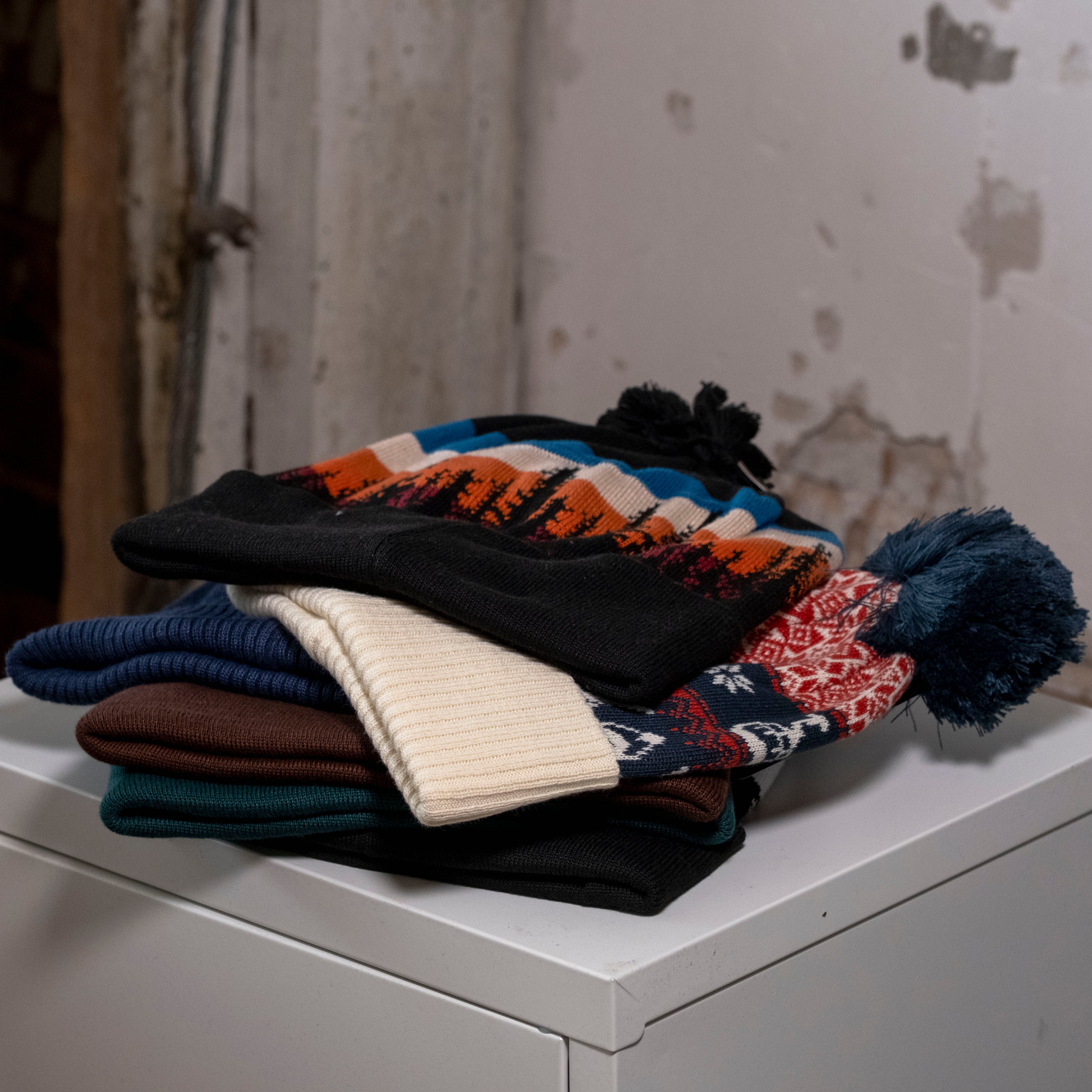 Pom Pom Beanies – Norman Roscoe