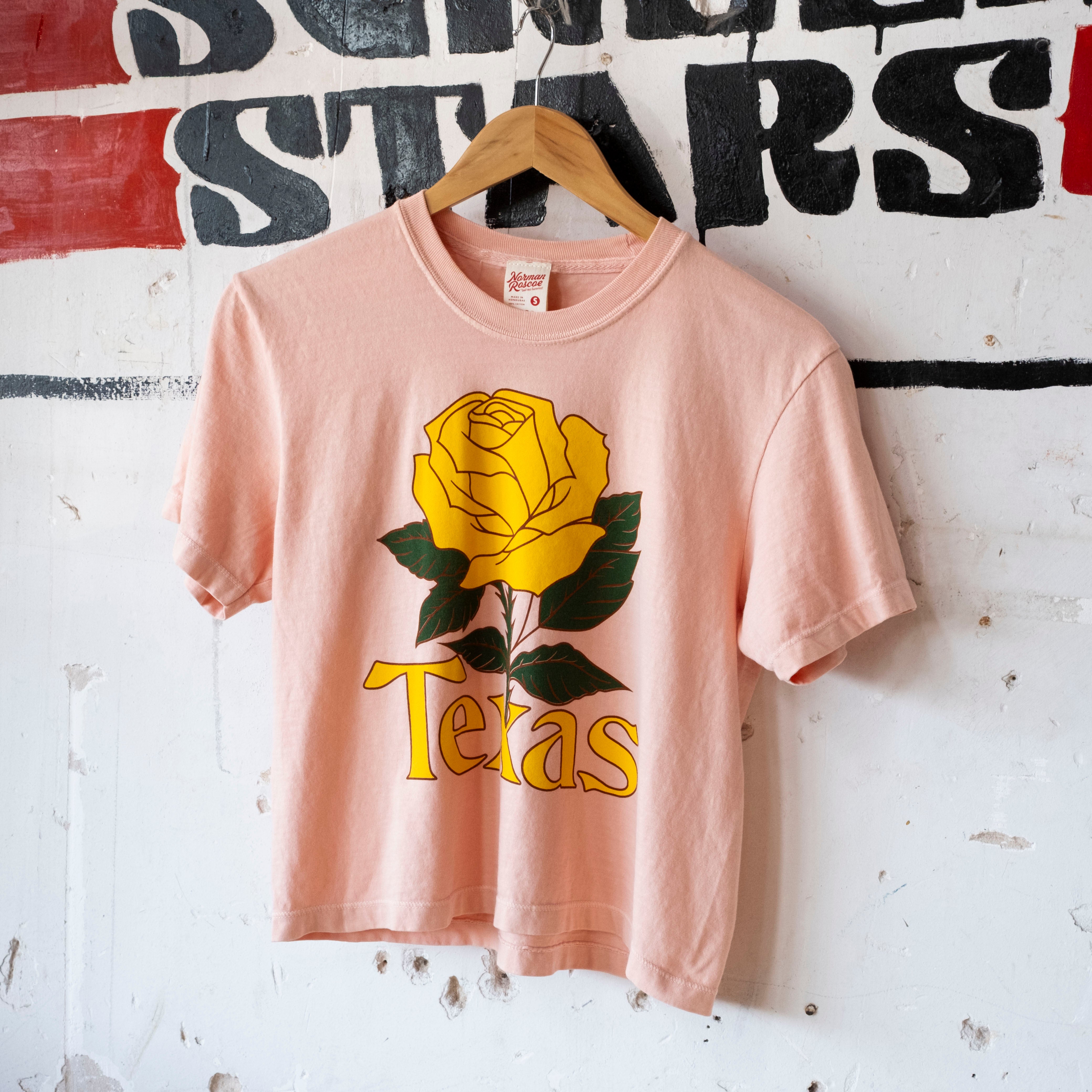 Texas Rose Crop Top T-Shirt – Norman Roscoe