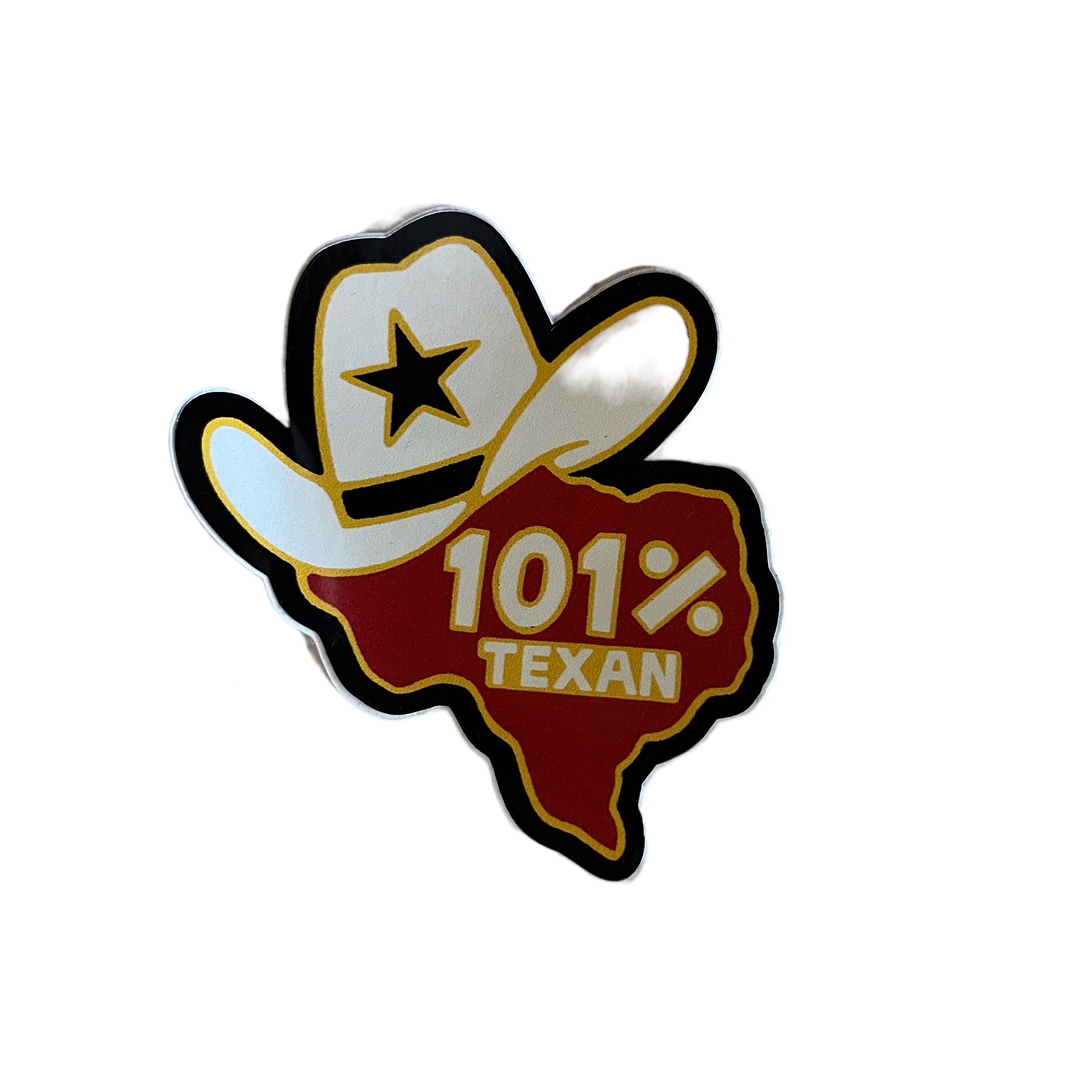 101% Texan Sticker – Norman Roscoe