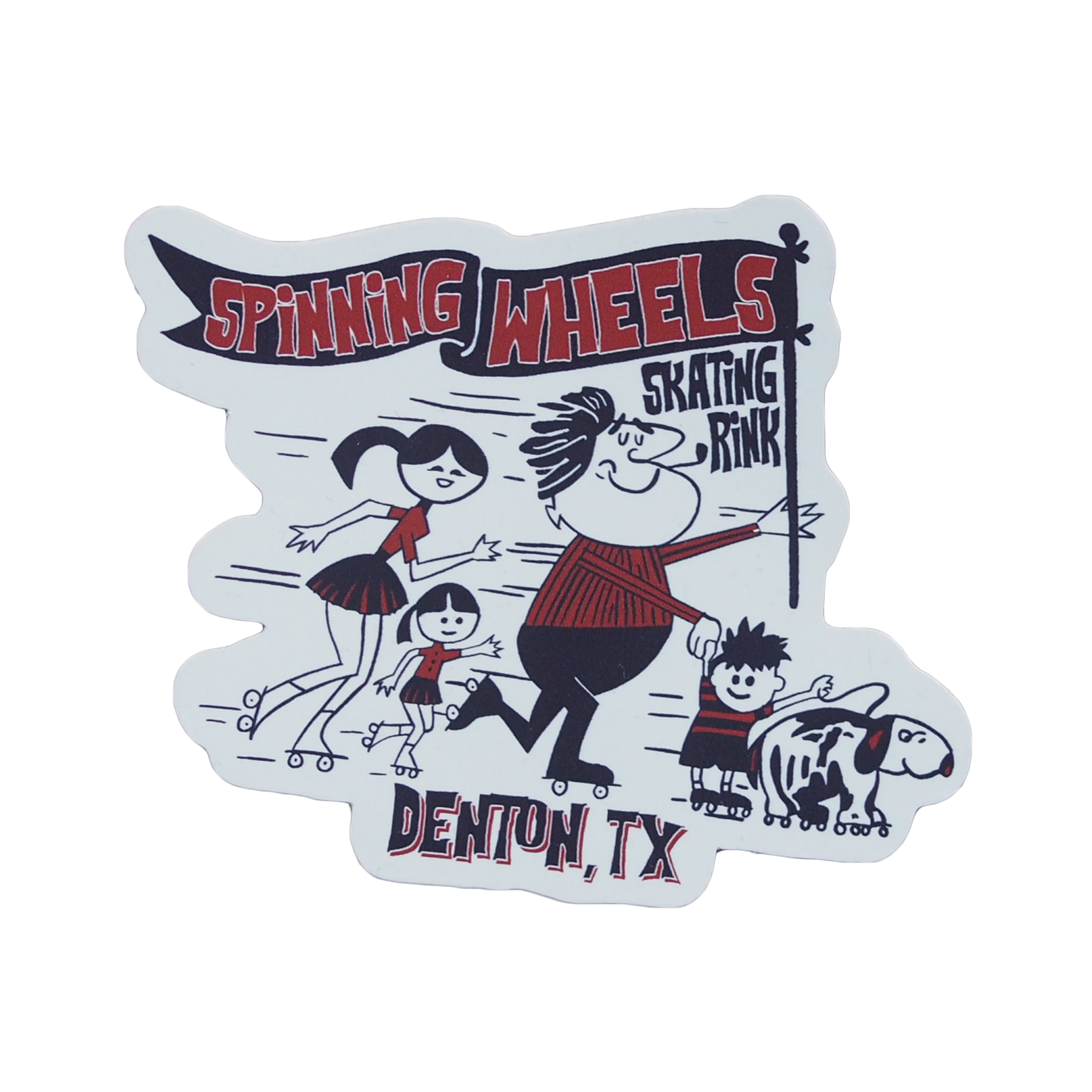 STICKER - Spinning Wheels – Norman Roscoe